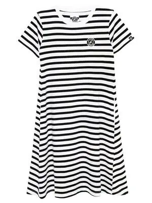 SPORT B. BY AGNÈS B. Logoed Stripe Dress - Black