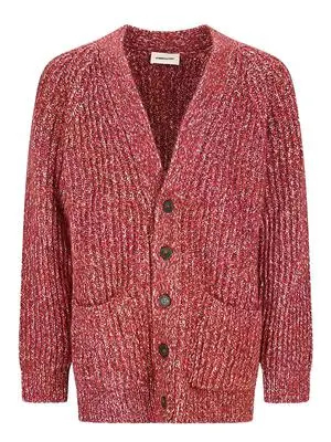 ATOMO FACTORY Pocket Cardigan - Red