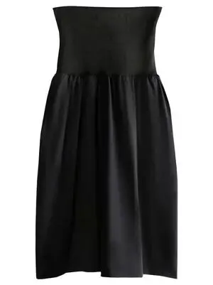 AMOMENTO Side-Pocket Midi Dress