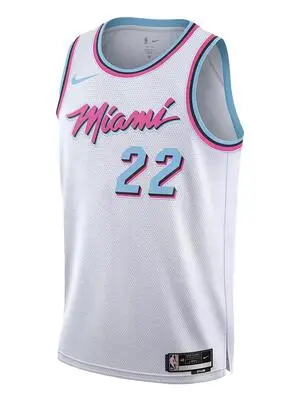 Nike Nba Heat '22 Butler 24/25 City Edition Swingman Jersey - White