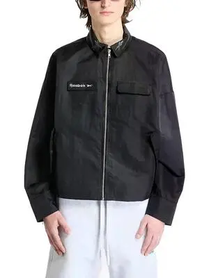REEBOK Uniform Zipped Overshirt - Black