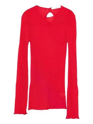3311 Cut-Out Ribbed Sweater