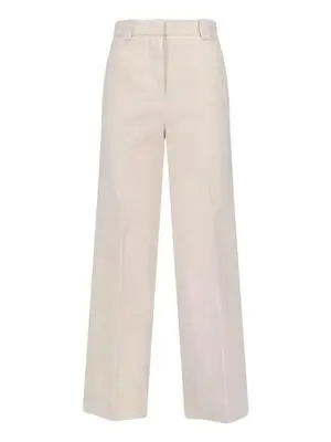 Incotex Wide Leg Trousers - Neutrals