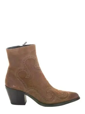 DUCANERO Pointed-toe Ankle Boots - Brown