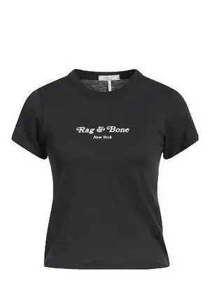 Rag & Bone Logo-print Pima Cotton T-shirt - Grey