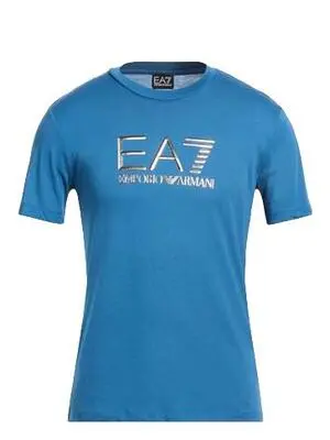 EA7 T-shirt Slate Size Cotton - Blue