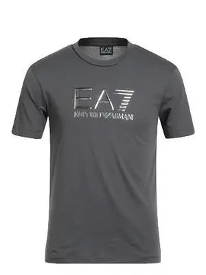 EA7 T-shirt Slate Size Cotton - Grey