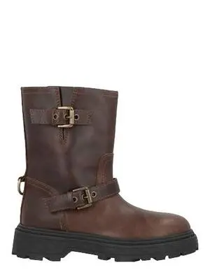 Philippe Model Leather Ankle Boots - Brown