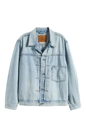 LEVI'S Type 1 Denim Trucker Jacket - Turquoise Rivet Trucker