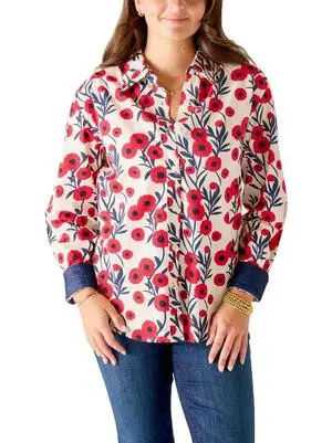 VOYAGEUR BY MERSEA Margot Button-up Shirt - Poppy Floral