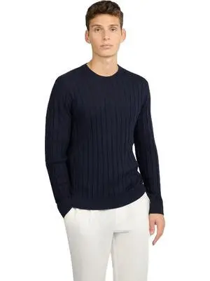 Onia Featherweight Cashmere Sweater - Midnight