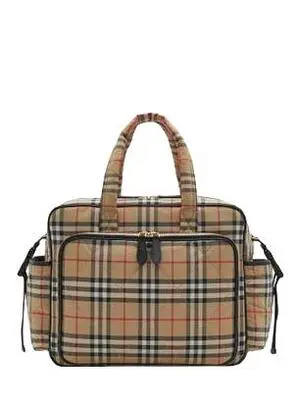 Burberry Check Baby Changing Bag - Archive Beige