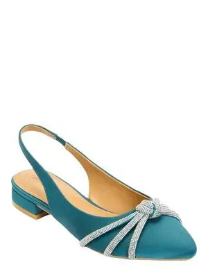 COMFORTVIEW The Evelyn Slingback - Midnight Teal