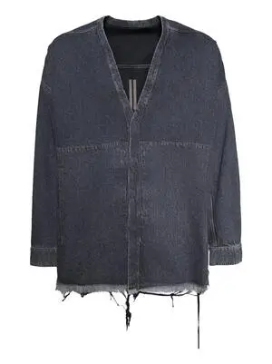 Rick Owens Lido Larry Denim Shirt - Grey
