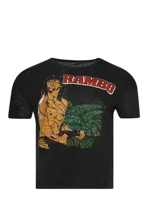 EARTHLING VIP Rambo Vintage Tee Black - A