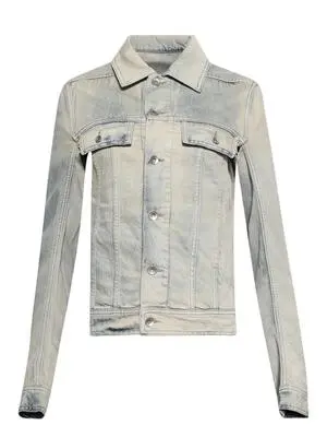 Rick Owens Trucker Worker Denim Jacket - Blue