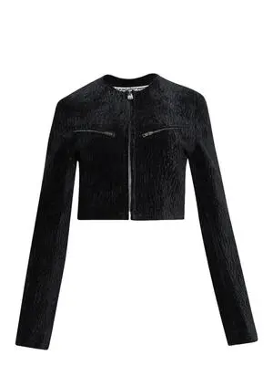 Alexander Wang Cropped Boxy Jacket - Black