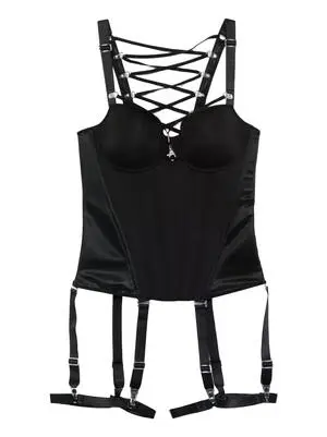 Marlies Dekkers Lace-up Corset - Black
