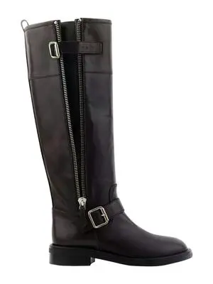 PAUL WARMER 50mm Birkin Biker Boots - Black