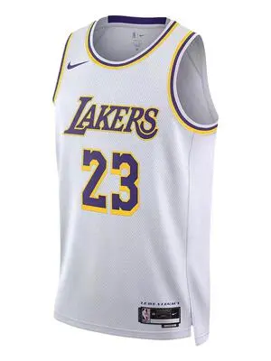 Nike Los Angeles Lakers Lebron James Association Edition Tank Top - White
