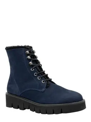 AMALFI BY RANGONI Rivoli Faux Shearling Bootie - Navy Long Beach