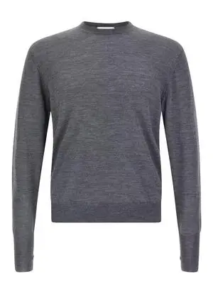 MA'RY'YA Long-sleeve Crew-neck T-shirt - Grey
