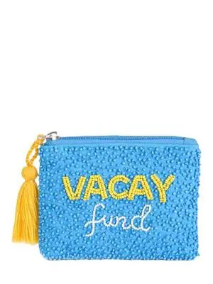 Yumi Kim Vacation Fund Beaded Coin Pouch - Blue
