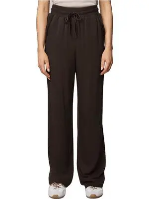 Splendid Supersoft Trim Wide Leg Pant - Chocolate