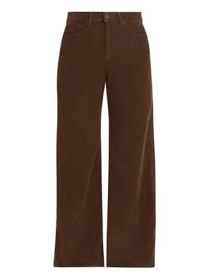 Veronica Beard Taylor Corduroy Wide-leg Pants - Dark Umber