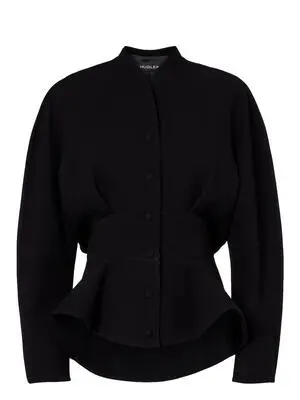 MUGLER Re/edit Virgin Wool Jacket - Black