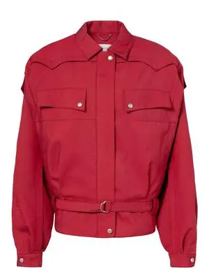Magda Butrym Belted Jacket - Red