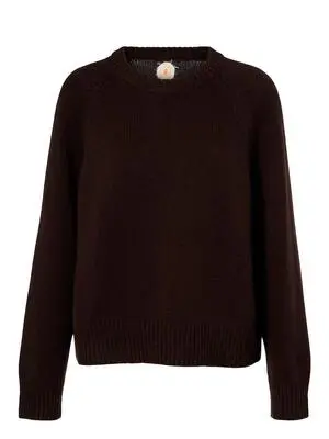 Jardin Des Orangers Wool And Cashmere Crewneck Sweater - Brown