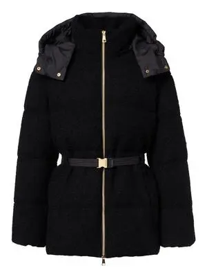 Moncler Briante Cotton-blend Down Jacket - Black