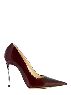 Casadei 100mm Superblade Patent Leather Pumps - Red