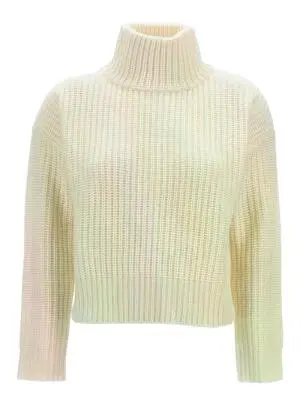 LISA YANG Long-sleeved Turtleneck Sweater - White
