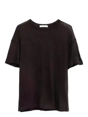 THE ROW Lila Short-sleeve Top - Brown