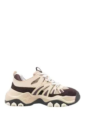 Patrizia Pepe Leather Running Sneakers - Neutrals