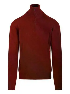 Altea Half-Zip Sweater Red