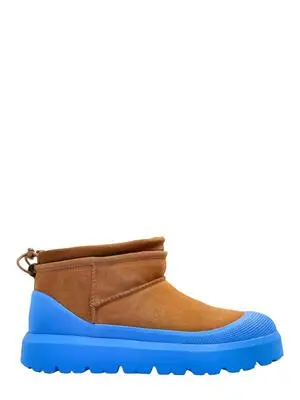 UGG Suede Ultra Mini Ankle Boots - Brown