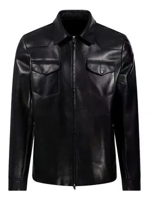 SALVATORE SANTORO Zipped Leather Jacket