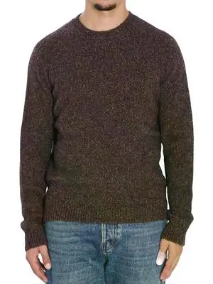 ROBERTO COLLINA Knitted Crew-neck Sweater - Brown