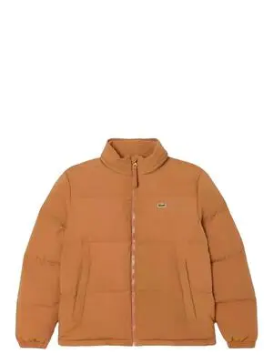 Lacoste Quilted Puffer Jacket - Brown