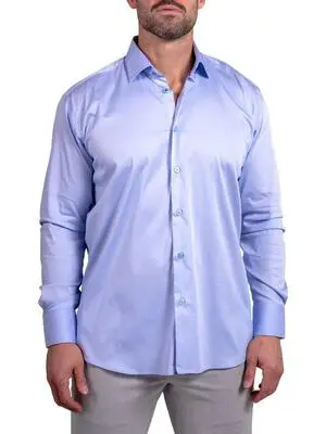 MACEOO Blacklabel Softstretch Ascension Button-up Shirt - Blue