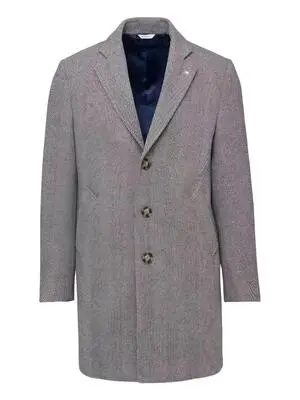 MANUEL RITZ Buttoned Coat - Grey