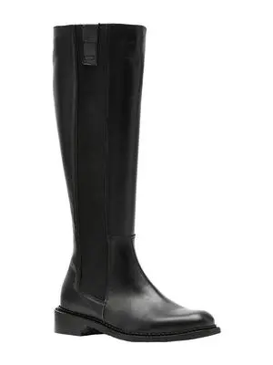 La Canadienne City Dry™ Waterproof Knee High Chelsea Boot - Black Leather
