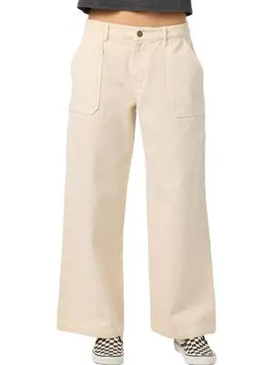 O'Neill Chandler Wide Leg Carpenter Pants - Tapioca