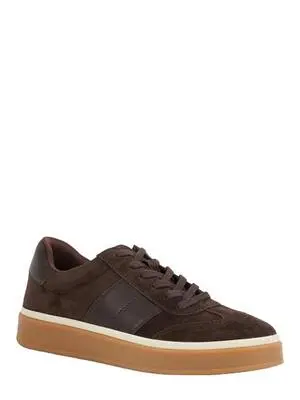 REISS Lizzie Lace Up Sneakers - Chocolate