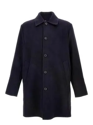 Paul Smith Double-face Buttoned Coat - Blue