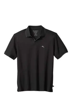 Tommy Bahama Emfielder Johnny Collar Islandzone® Polo - Black