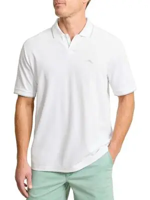 Tommy Bahama Emfielder Johnny Collar Islandzone® Polo - Bright White